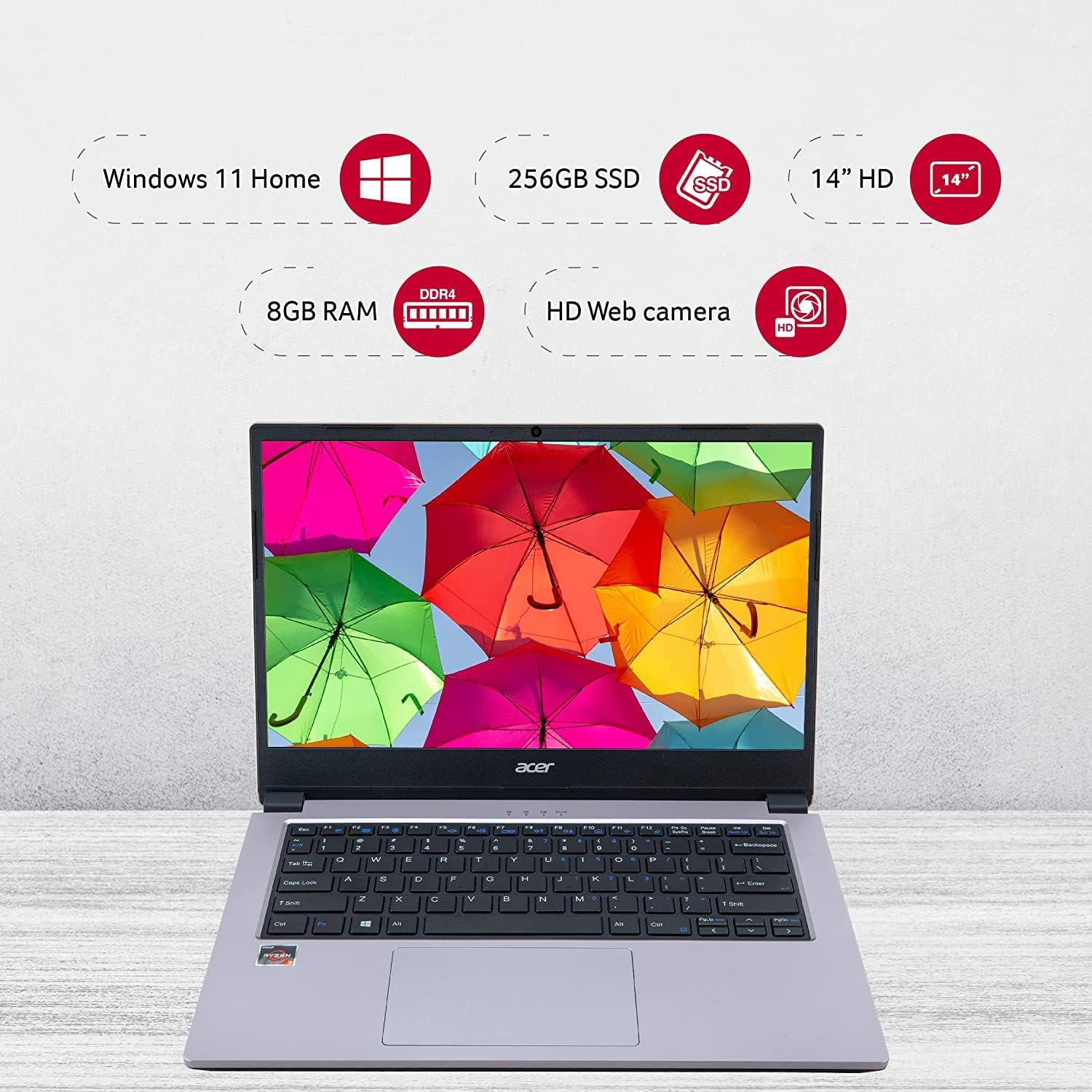 Rent Acer One 14 Laptop | 8 GB | 256 GB SSD | Windows 11 Pro | 14 Inch ...